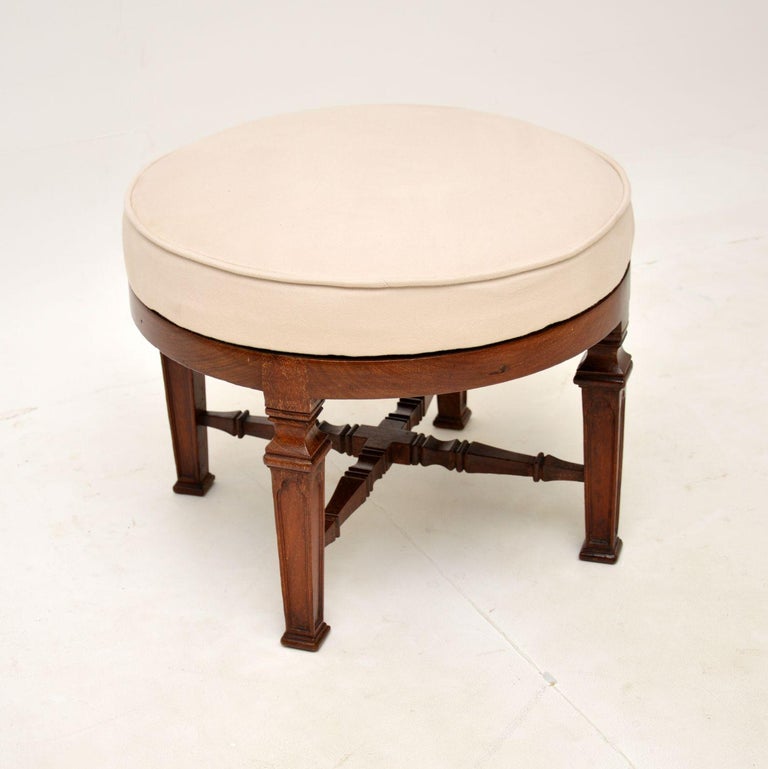 Antique Victorian Revolving Stool For Sale at 1stDibs