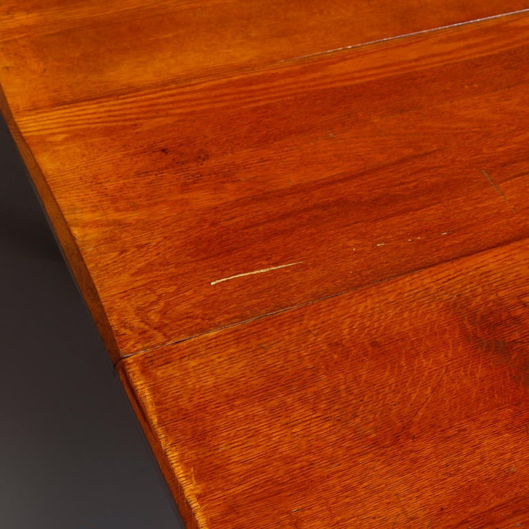 Antique Victorian R.J. Horner School Oak Dining and Banquet Table with ...