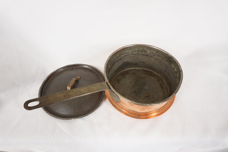 Antique Victorian Saucepan, Cooking Pot With Handle, Scotland 1890 ...