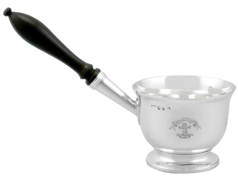 Antique Victorian Scottish Sterling Silver Brandy Warmer For Sale at ...