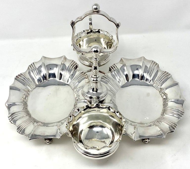 Antique Victorian Sheffield Silver-Plated Strawberry Server w/ Sugar ...