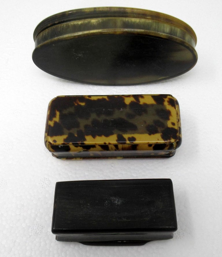 Antique Victorian Silver Card Case Trinket and Snuff Box Regency Grand ...