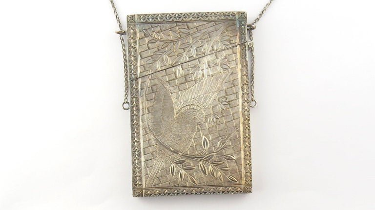 Antique Victorian Silver Coin Metal Calling Card Case at 1stDibs ...