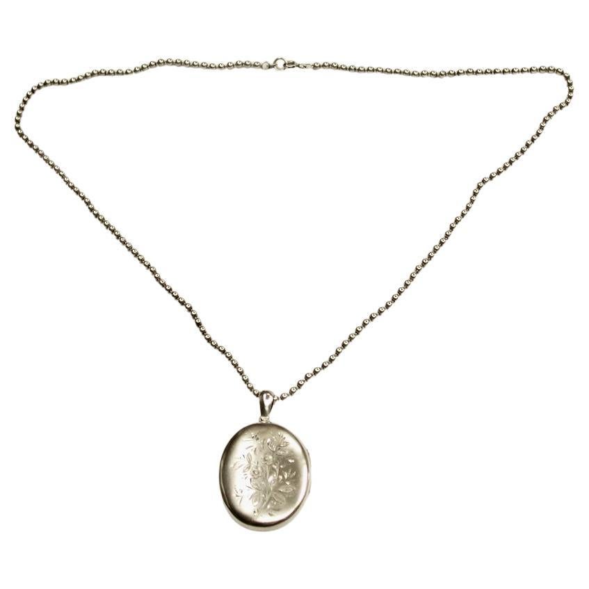 Victorian Locket and Chain at 1stDibs