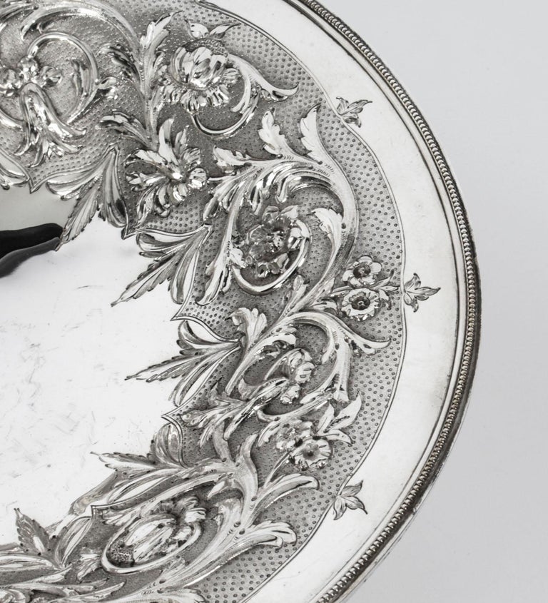 Antique Victorian Silver Plated Fruit Basket William Gallimore and Co ...