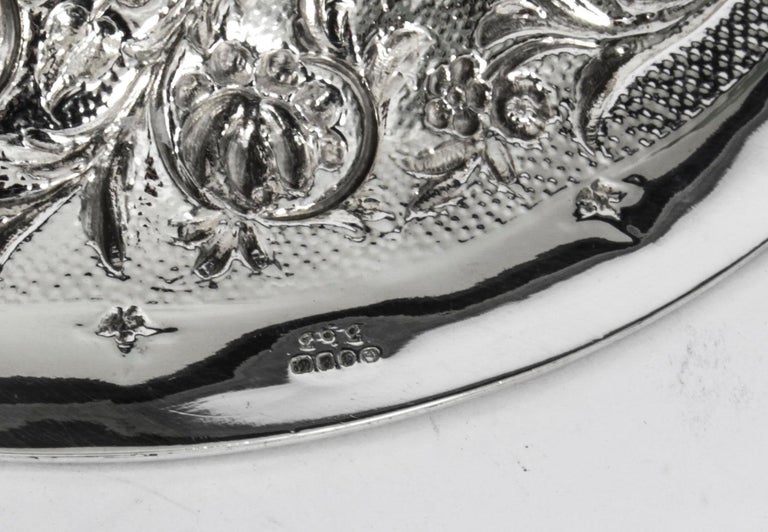 Antique Victorian Silver Plated Fruit Basket William Gallimore and Co ...