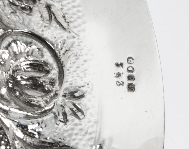 Antique Victorian Silver Plated Fruit Basket William Gallimore and Co ...