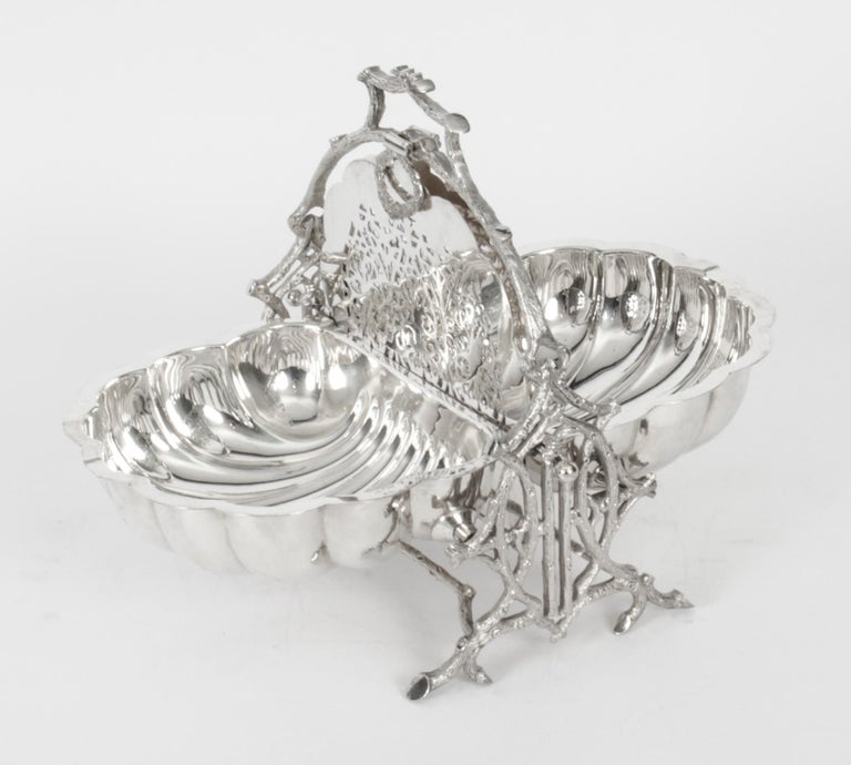 Antique Victorian Silver Plated Biscuit by Box Fenton Brothers 19thC ...