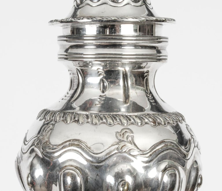 Antique Victorian Silver Plated Sugar Caster William Batt and Sons 1860 ...