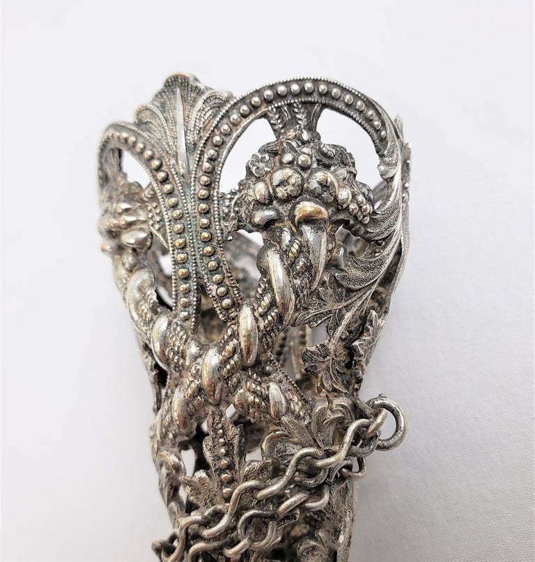 Antique Victorian Silver Plated Tussie Mussie Wedding Bouquet Holder at ...