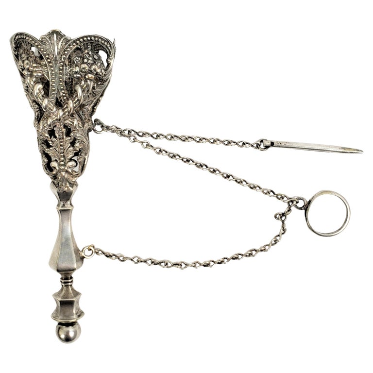 Antique Victorian Silver Plated Tussie Mussie Wedding Bouquet Holder at ...