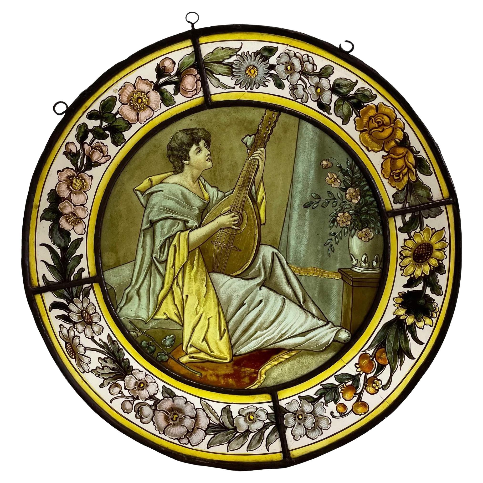 Stained Glass Roundel at 1stDibs | roundel stained glass