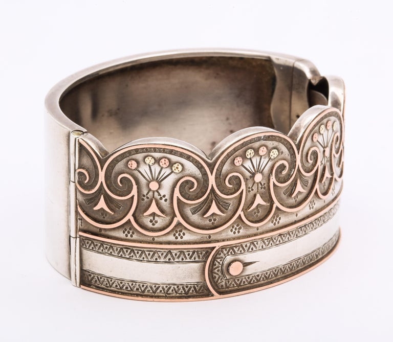Antique Victorian Sterling Button Cuff Bracelet at 1stDibs