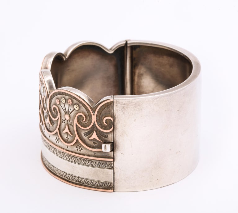 Antique Victorian Sterling Button Cuff Bracelet at 1stDibs