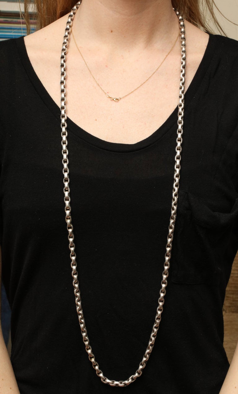 Antique Victorian Sterling Heavy Chain at 1stDibs | heavy chain for sale