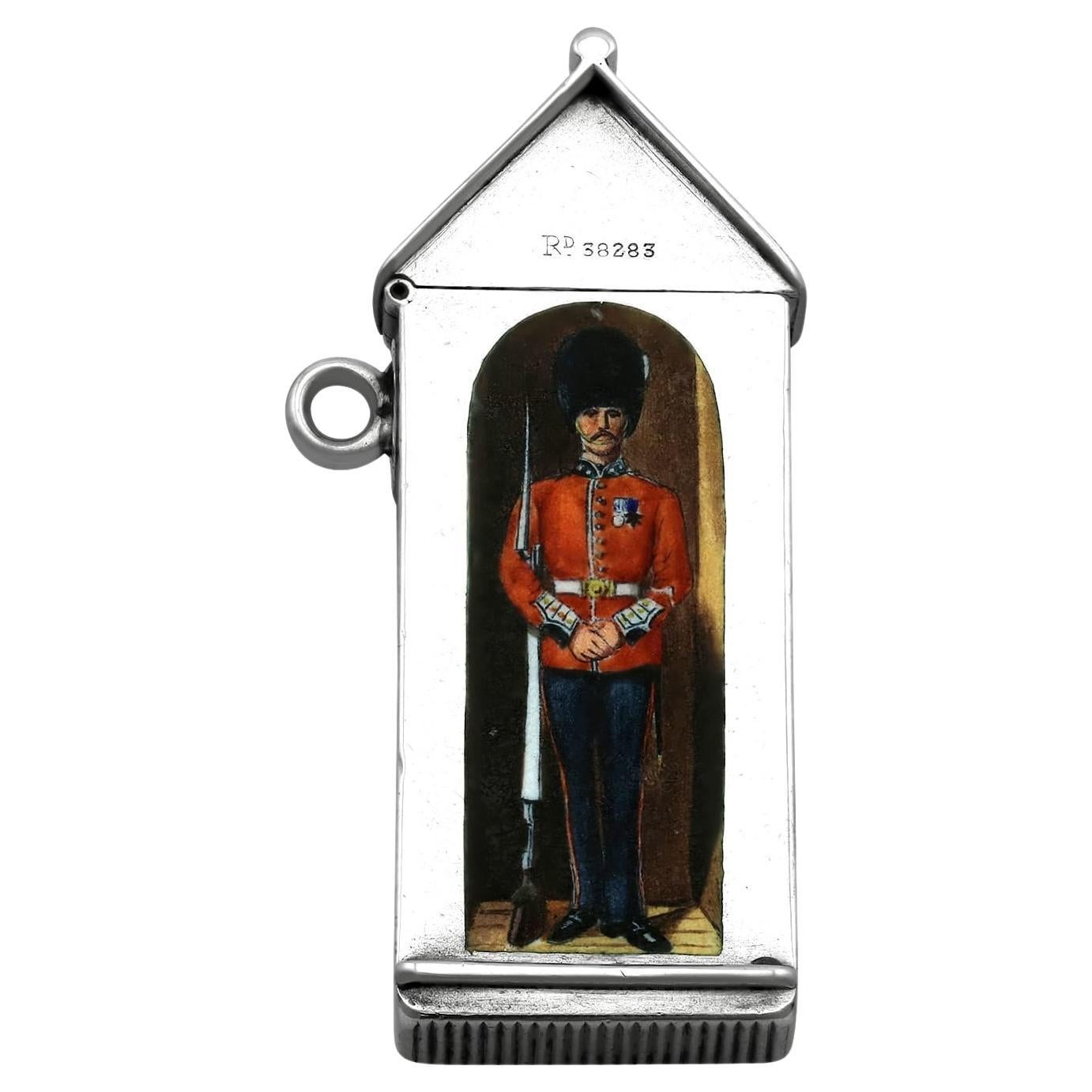 Joseph Gloster Sterling Silver Match Safe/Vesta Case No Monogram, circa ...