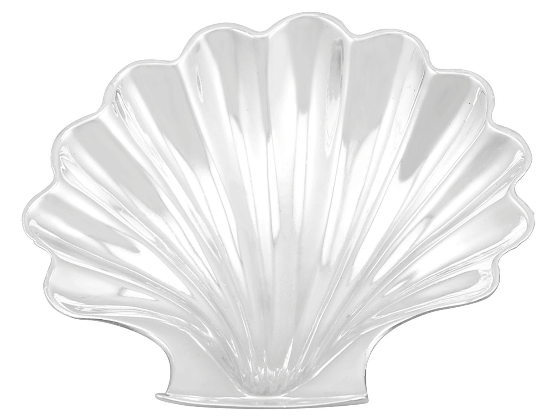 Antique Victorian Sterling Silver Butter Shells or Dishes For Sale at ...