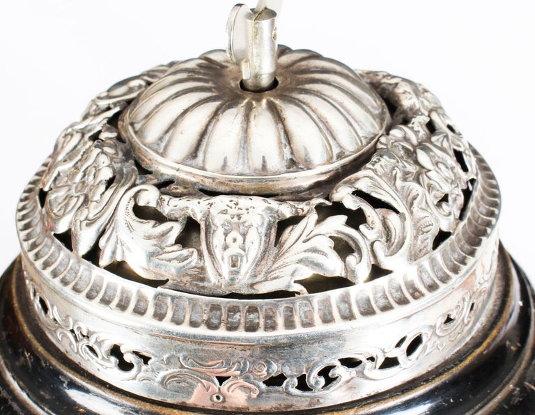 Antique Victorian Sterling Silver Call Desk Table Bell, W Comyns London ...