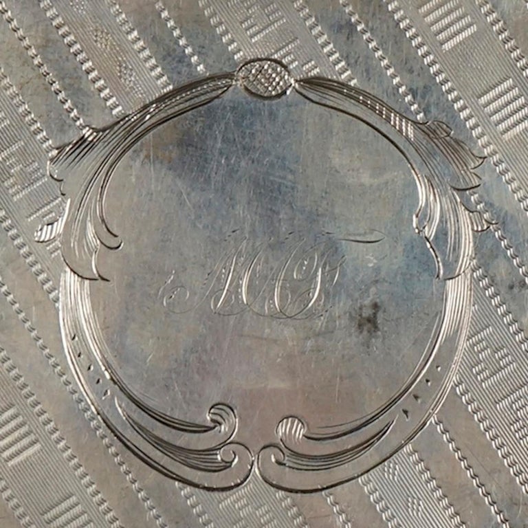 Antique Victorian Sterling Silver Calling Card Case circa 1890, 1.94 TO ...