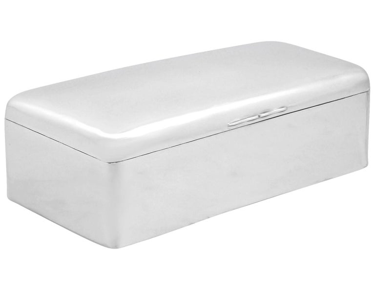 John Millward Banks Antique Victorian Sterling Silver Cigarette or ...