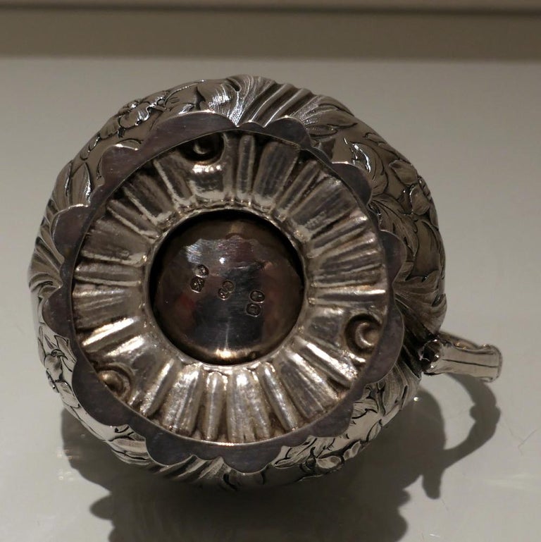 Antique Victorian Sterling Silver Cream Jug London 1839 John Figg For ...