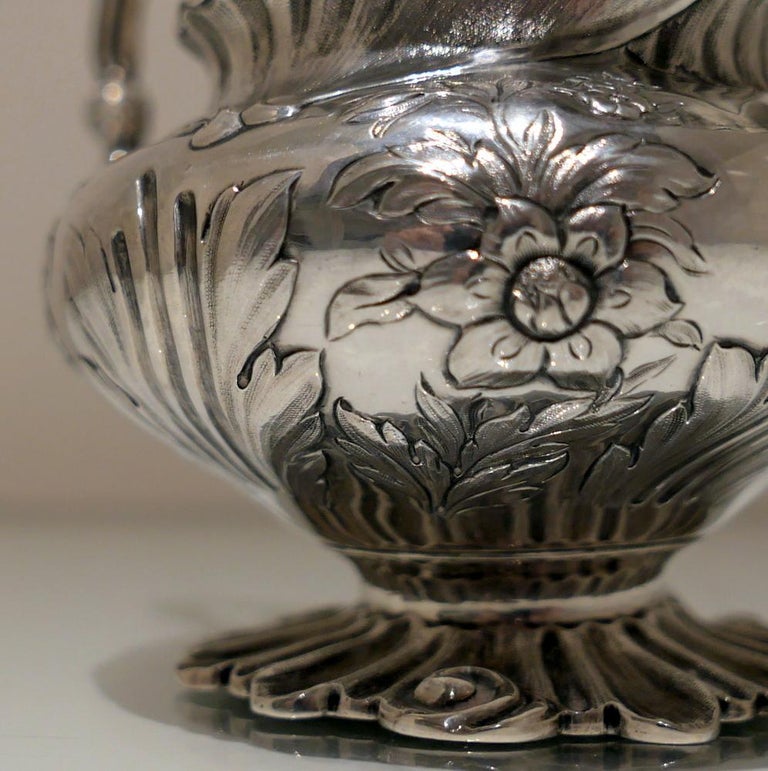 Antique Victorian Sterling Silver Cream Jug London 1839 John Figg For ...
