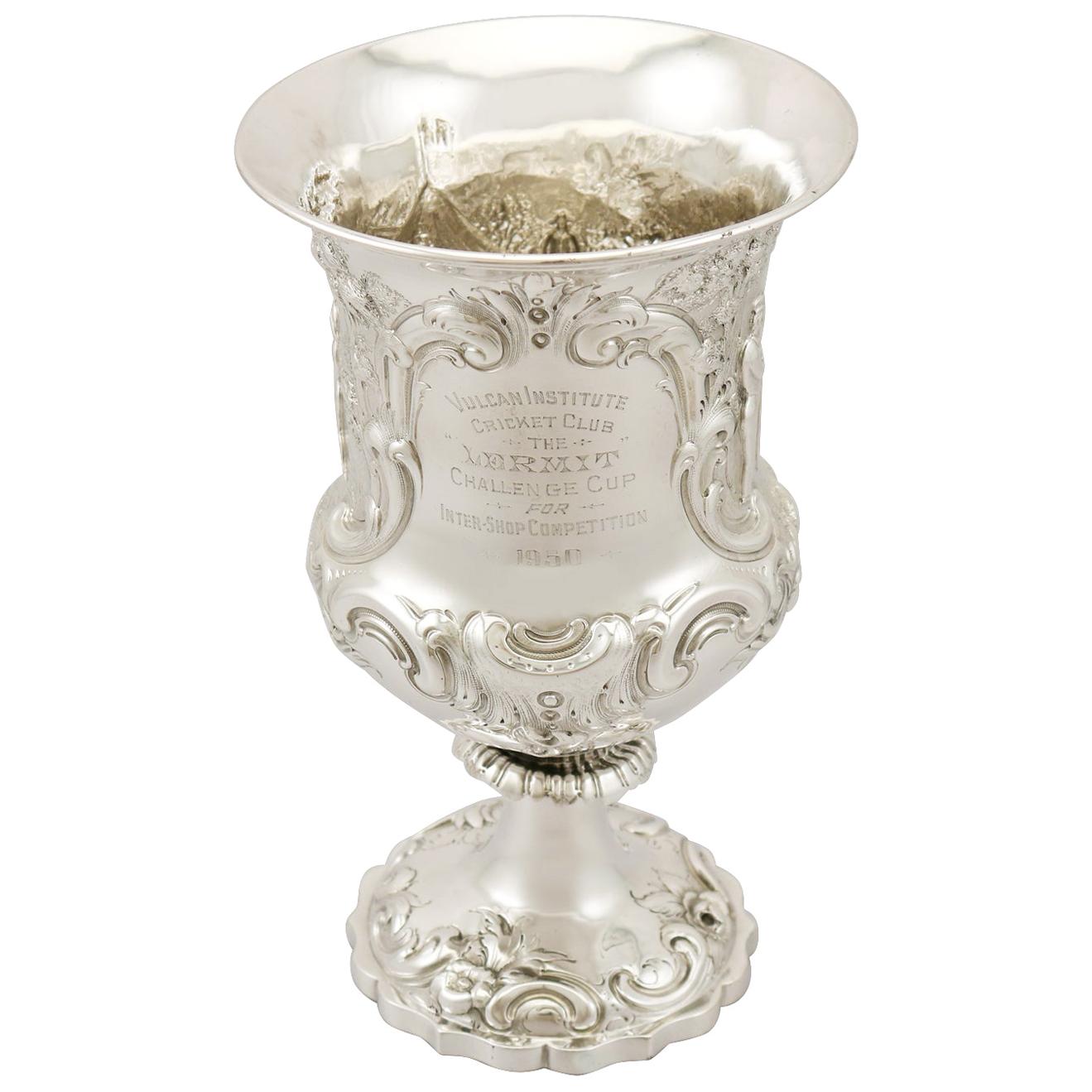 Antique Victorian Sterling Silver Goblet at 1stDibs