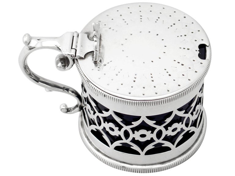 Antique Victorian Sterling Silver Mustard Pot For Sale at 1stDibs ...