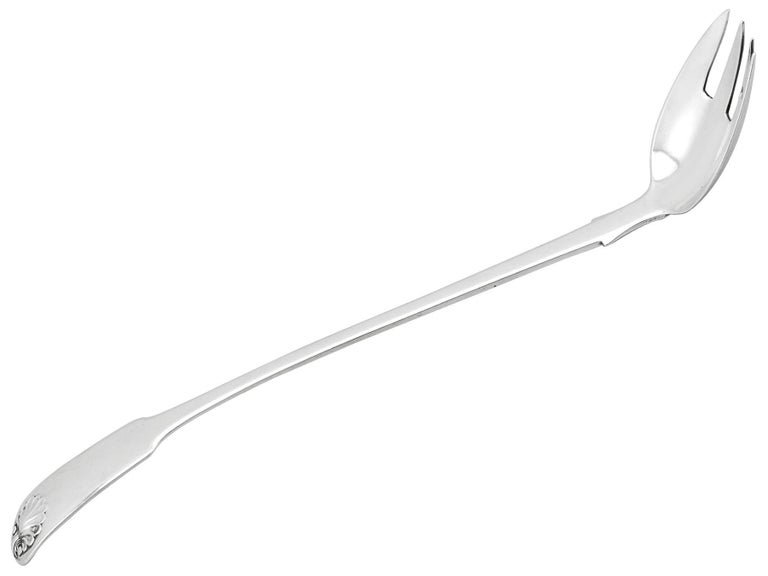 Antique Victorian Sterling Silver Runcible Spoon For Sale at 1stDibs ...