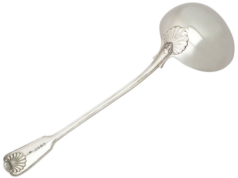 Antique Victorian Sterling Silver Soup Ladle at 1stDibs | antique ...