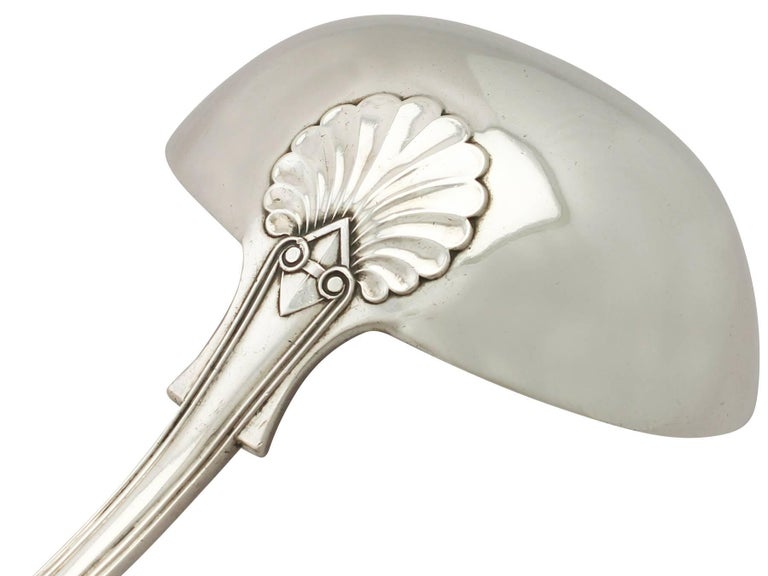 Antique Victorian Sterling Silver Soup Ladle at 1stDibs | antique ...
