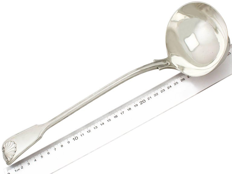 Antique Victorian Sterling Silver Soup Ladle at 1stDibs | antique ...