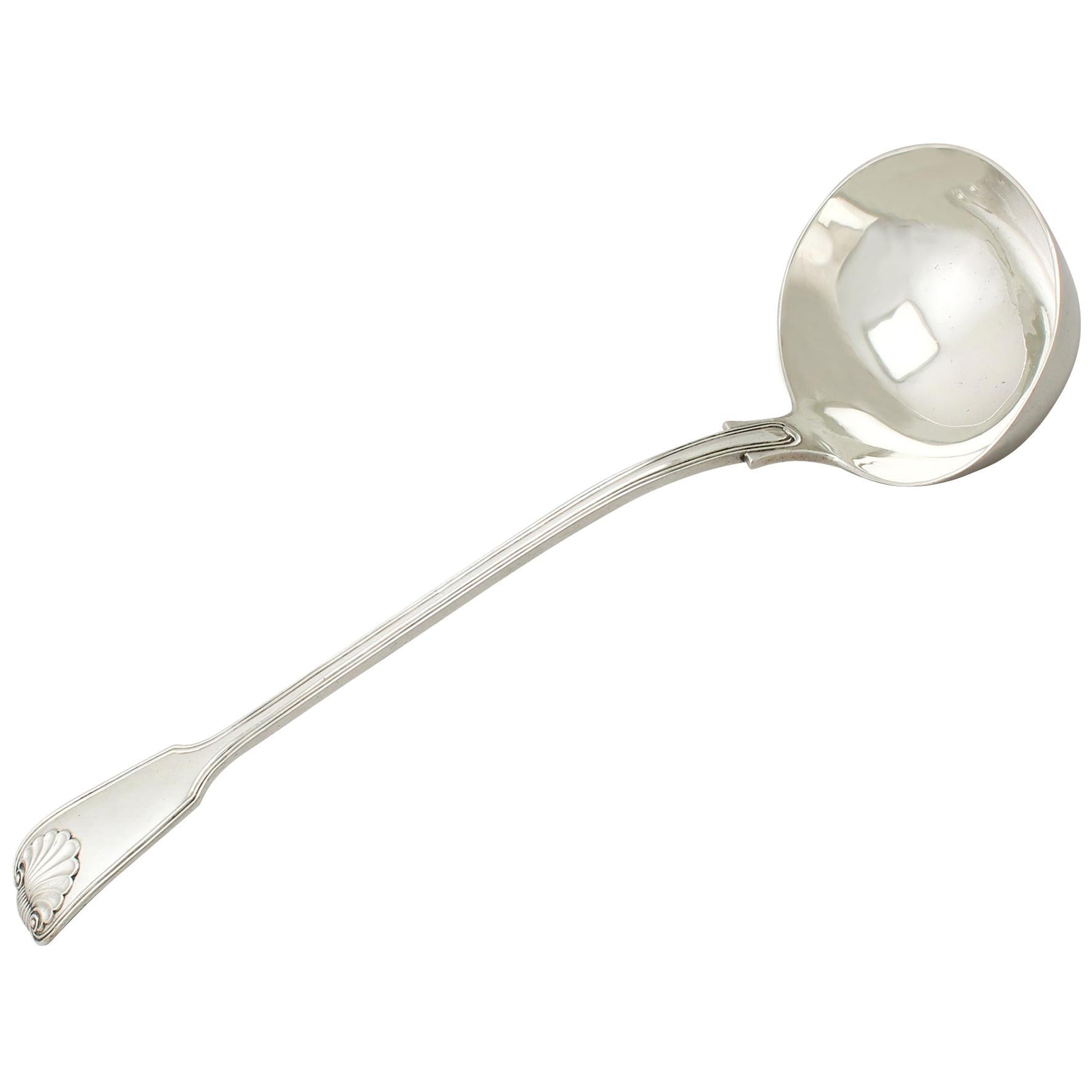 Antique Victorian Sterling Silver Soup Ladle at 1stDibs | antique ...