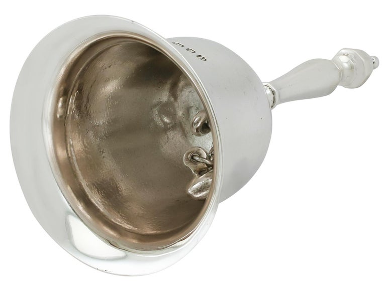 Antique Victorian Sterling Silver Table Bell at 1stDibs