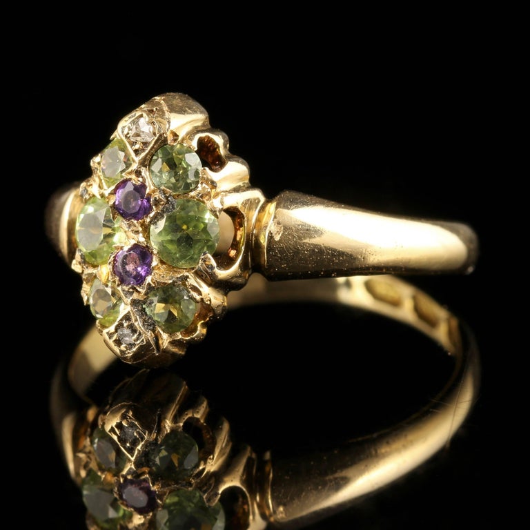 Antique Victorian Suffragette Ring 18 Carat Gold, circa 1900 at 1stDibs