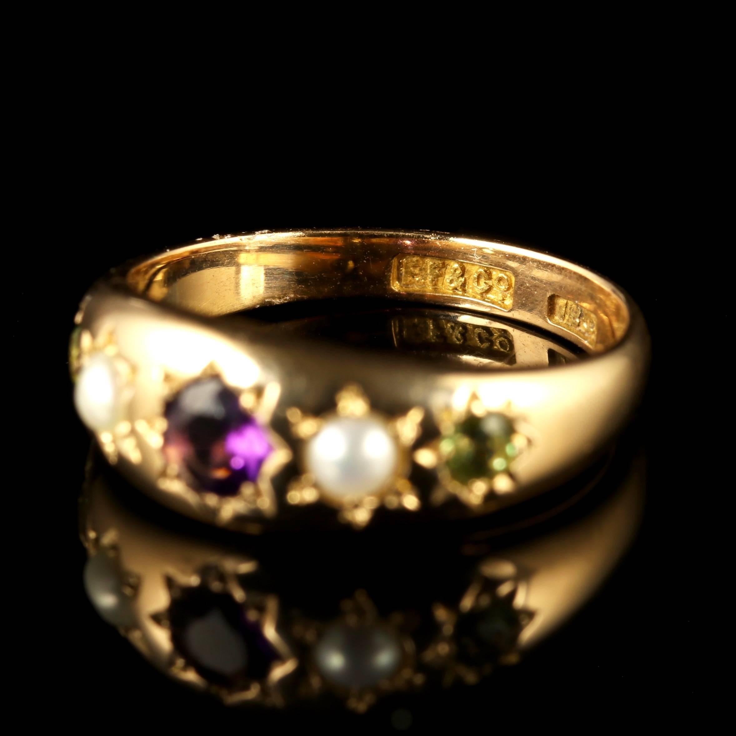 Antique Victorian Suffragette Ring Gypsy Set, circa 1900 at 1stDibs ...