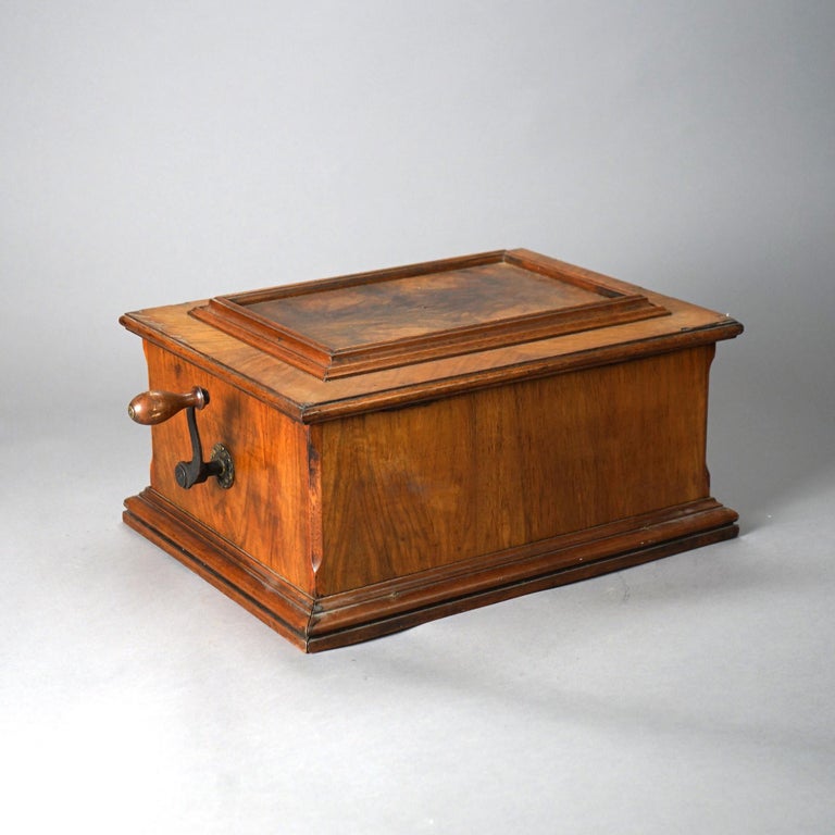 Antique Victorian Table Top Symphonion Double Comb Music Box, circa ...