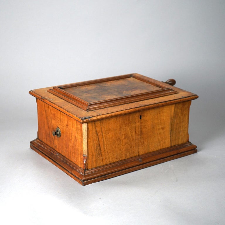 Antique Victorian Table Top Symphonion Double Comb Music Box, circa ...