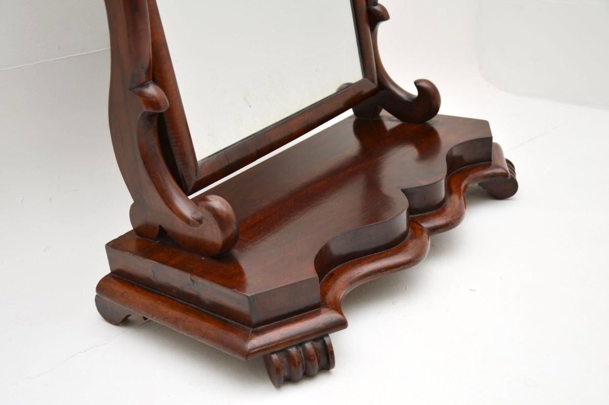 Antique Victorian Table Top Vanity Mirror For Sale at 1stDibs