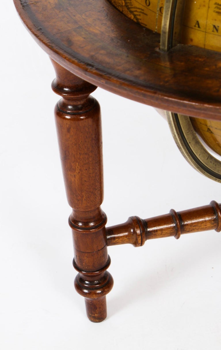 Antique Victorian Terrestrial Library Table Globe by C.F. Cruchley ...