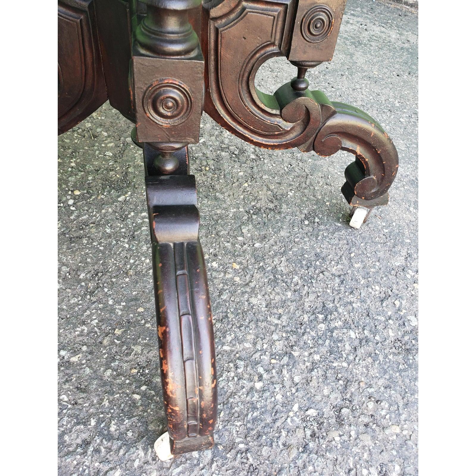 Antique Victorian Walnut and Marble Accent Table, 1800s at 1stDibs ...