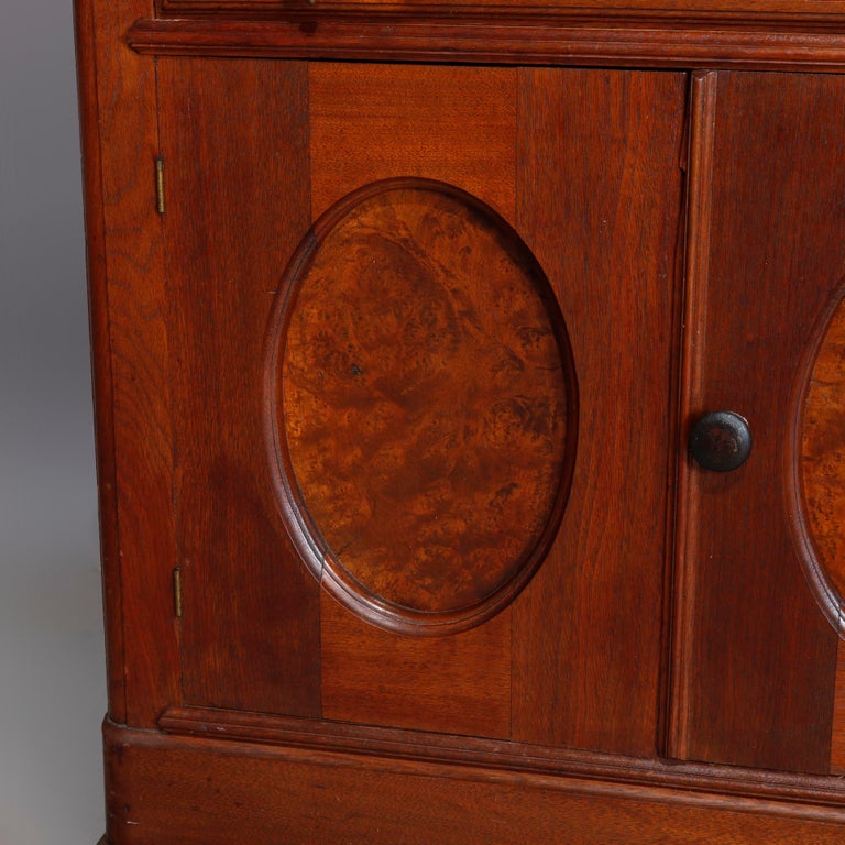 Antique Victorian Walnut and Burl Marble-Top Wash Stand, circa 1880 at ...