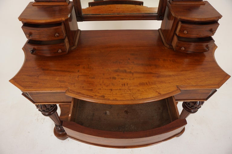 Antique Victorian Walnut Duchess Dressing Table Vanity, Scotland 1870 ...
