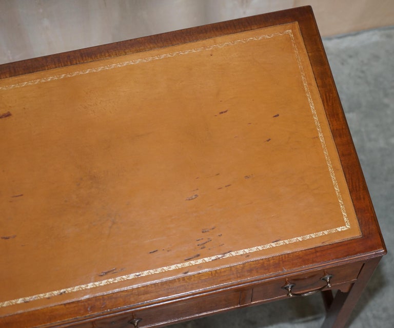 Antique Victorian Watchmakers Desk Georgian Taste Hardwood and Brown ...