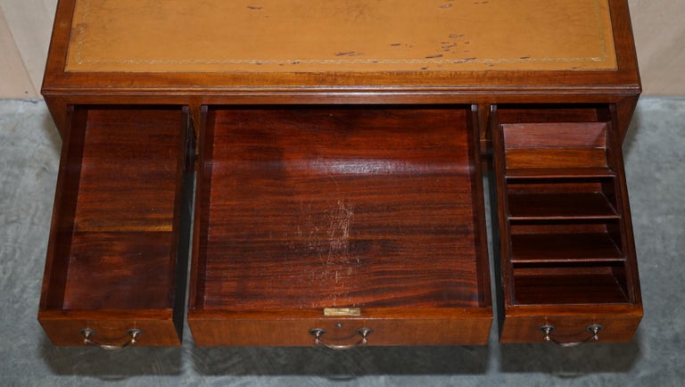 Antique Victorian Watchmakers Desk Georgian Taste Hardwood and Brown ...