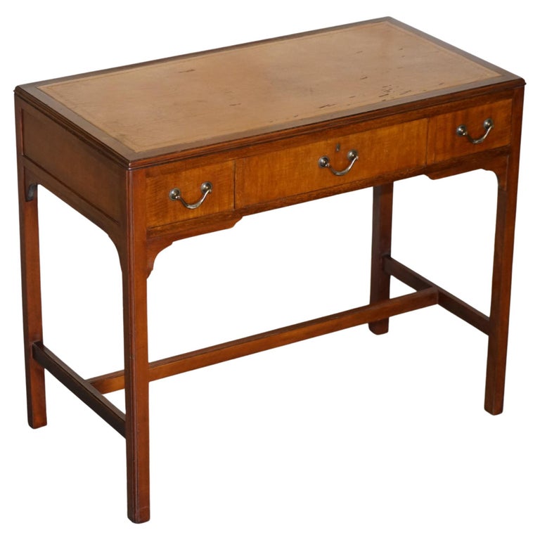 Antique Victorian Watchmakers Desk Georgian Taste Hardwood and Brown ...