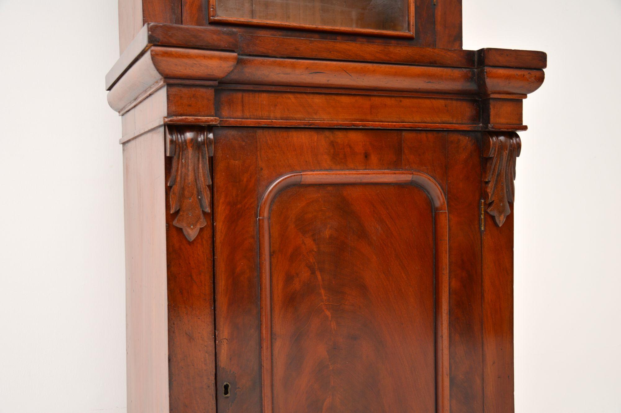 Antique Victorian Wooden Bookcase For Sale at 1stDibs