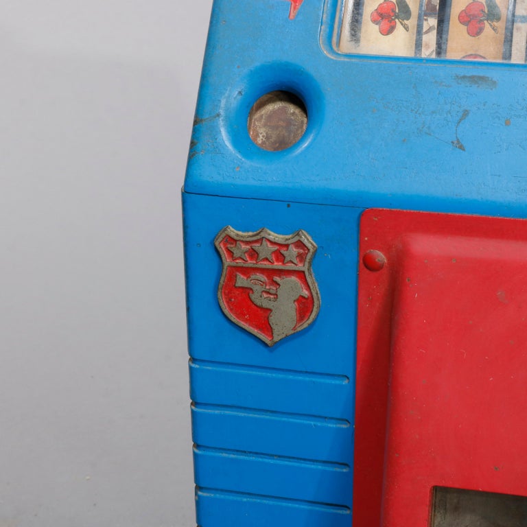 Antique Victory Chief Arcade or Casino Five Cent Slot Machine by ...