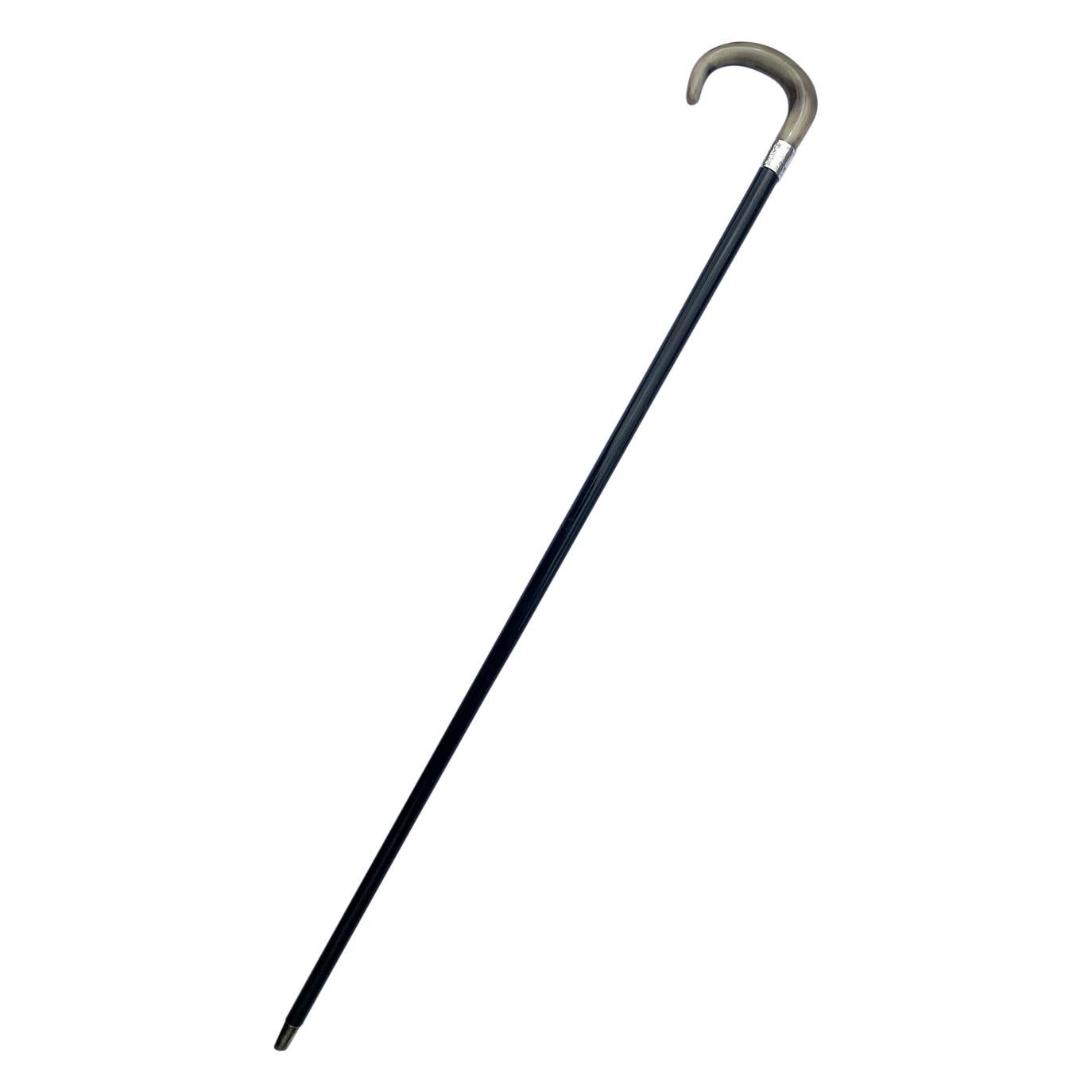 Antique Vintage Irish Bog Oak Wooden Walking Cane Swagger Stick 19th ...