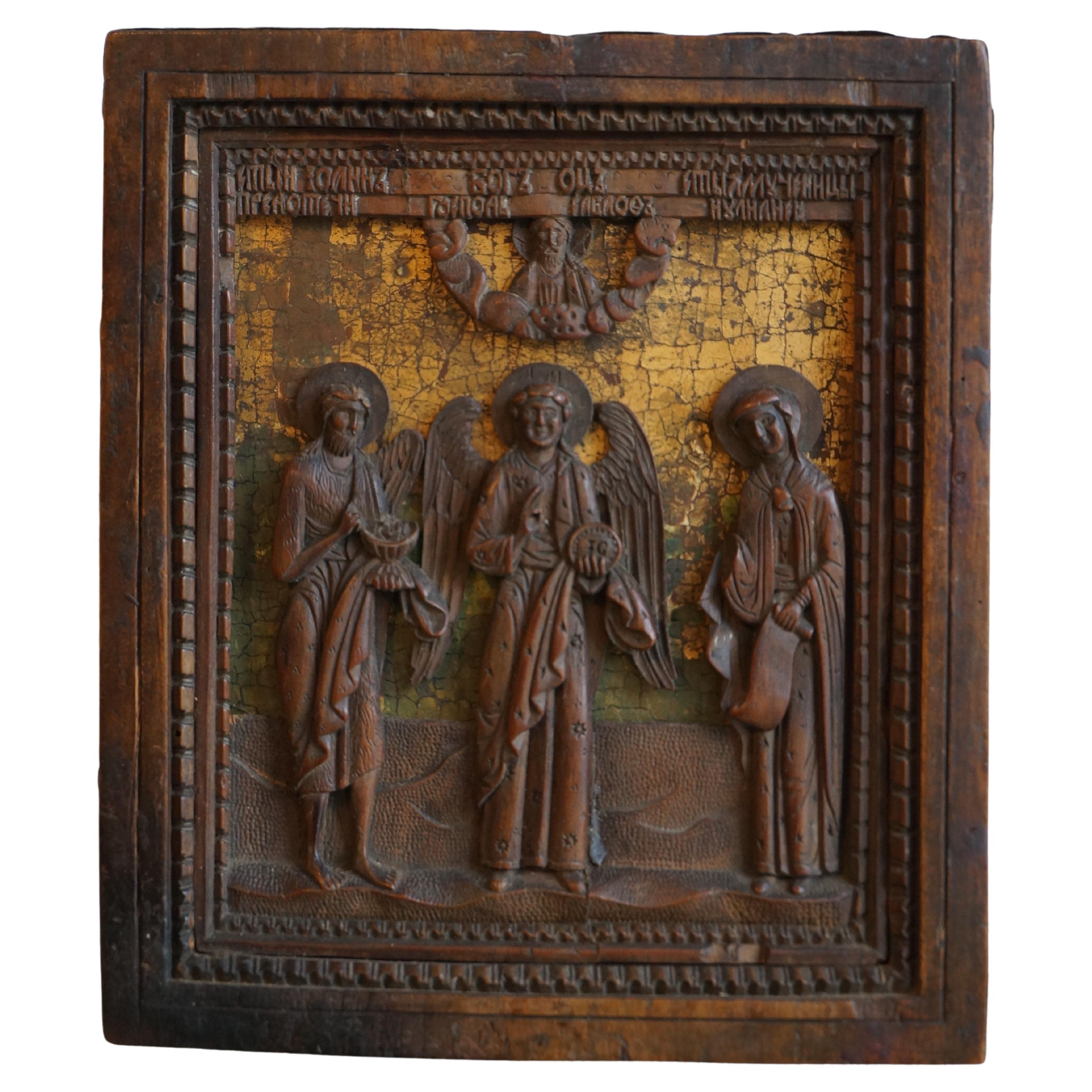 Religious icon depicting the prophet Aaron, second half 17th century ...